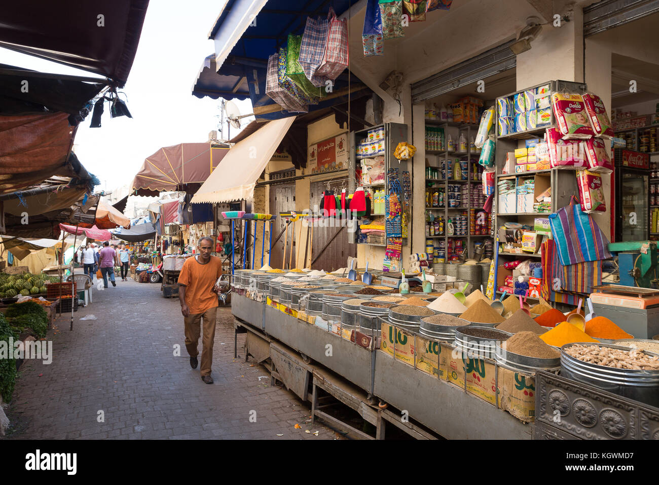 Street Market in The Medina (Old City), Fez, Morocco Stock Photo - Alamy