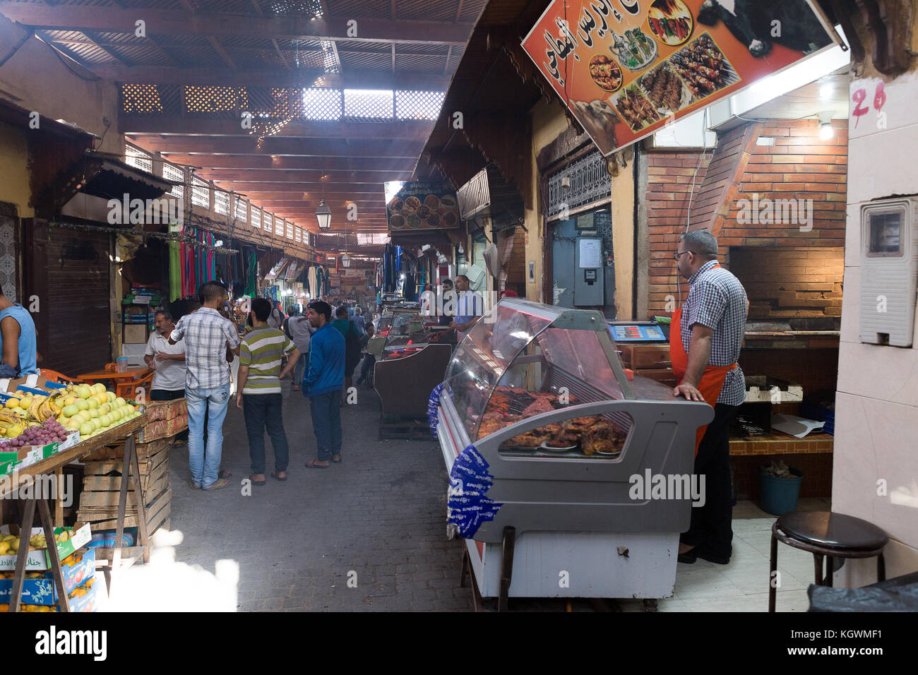 Street Market in The Medina (Old City), Fez, Morocco Stock Photo - Alamy