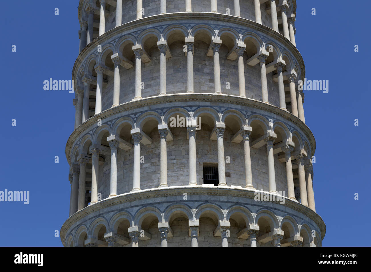 The Pise Tower, campanile of the Cathedral of Our Lady of the ...