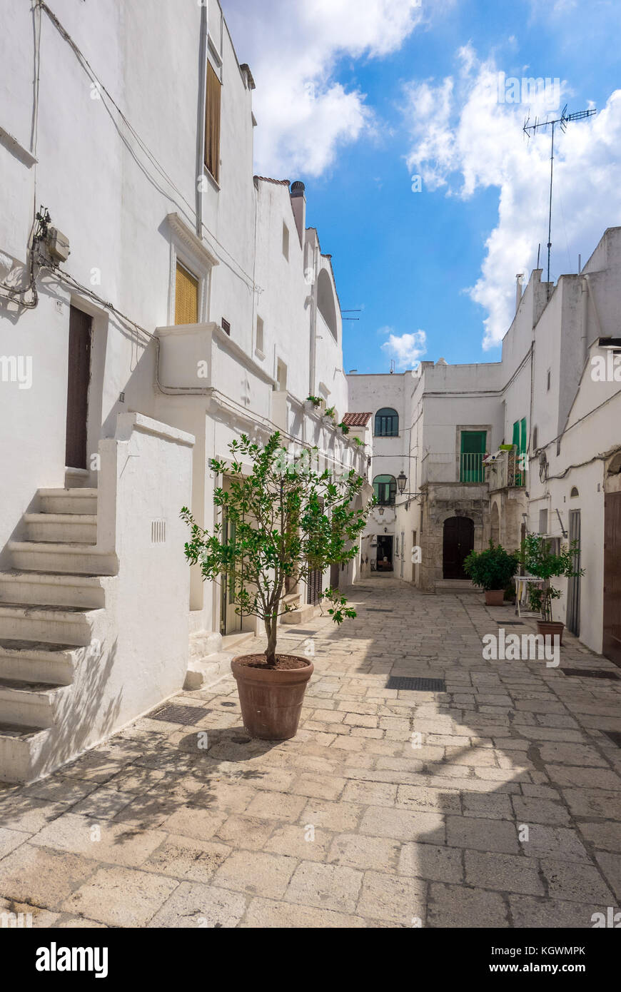 Cisternino (Italy) - The historic center of the small and pretty white ...