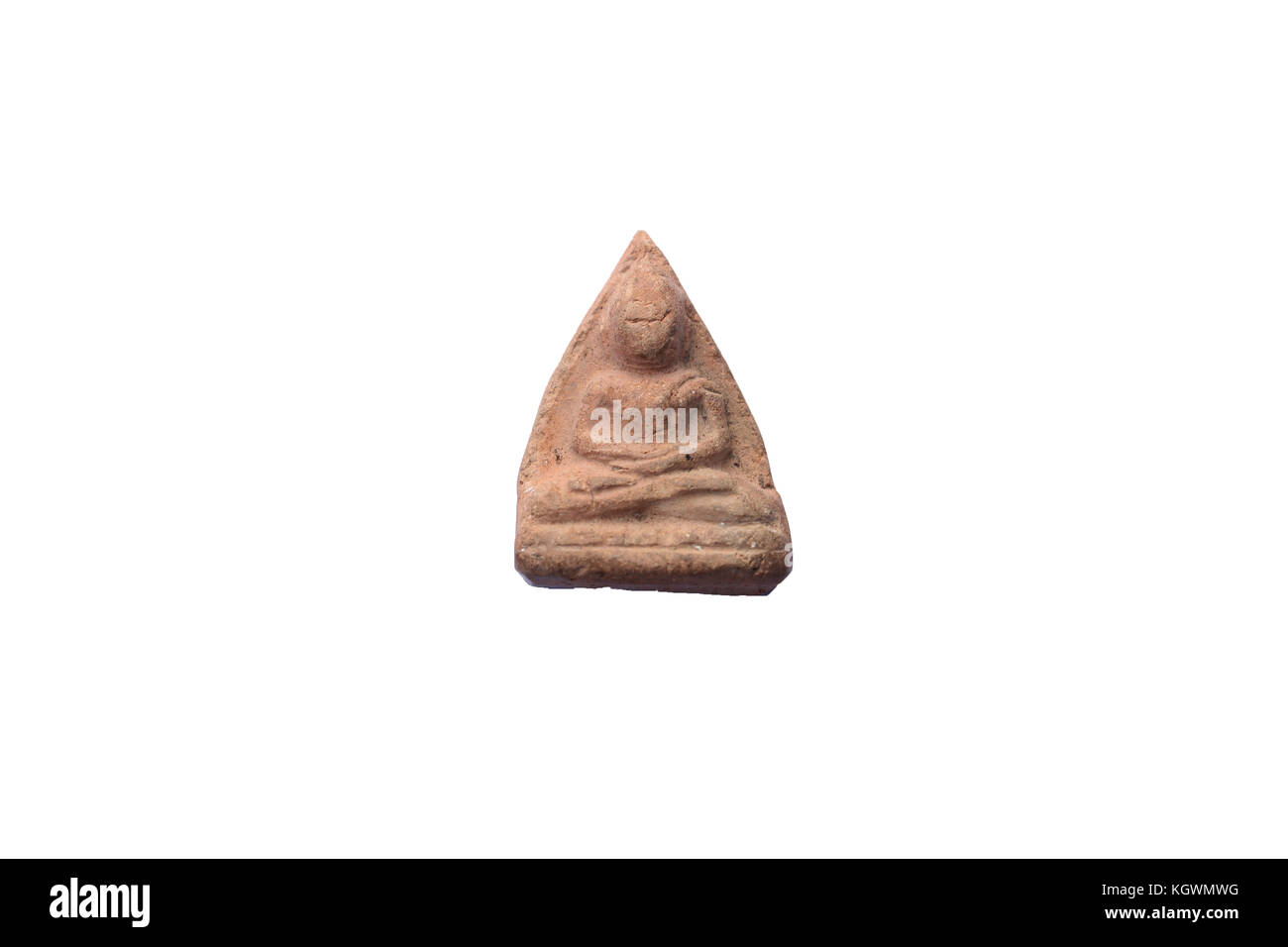 Sacred buddhist clay objects on isolated Stock Photo - Alamy