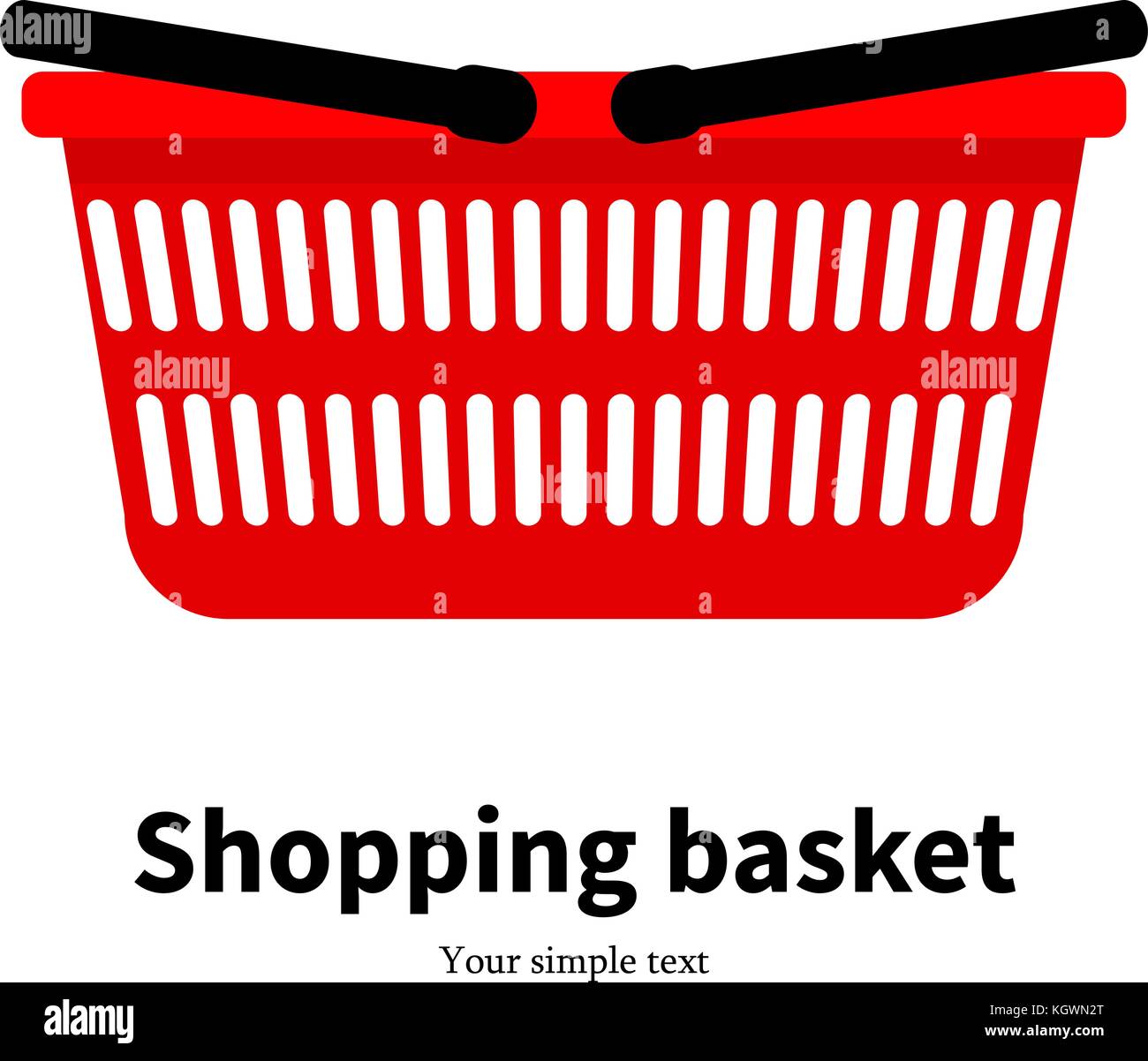 Blank empty red white Stock Vector Images - Alamy