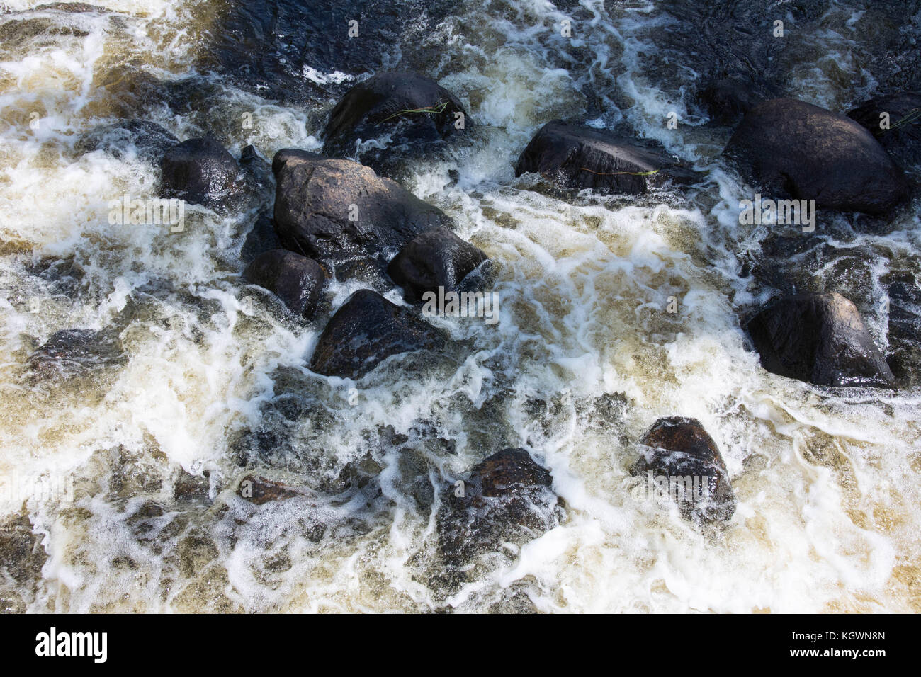 Lake of the Falls, Mercer, Wisconsin Stock Photo - Alamy