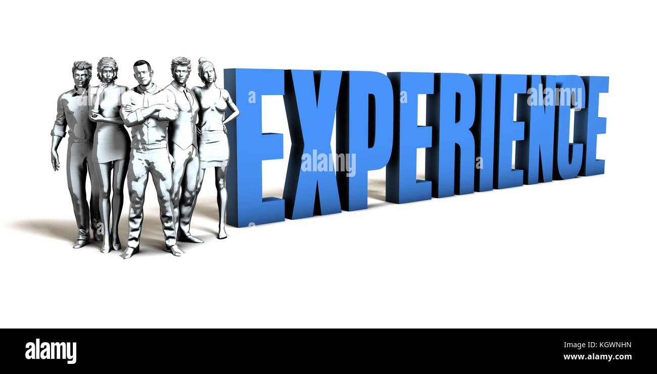 Experience Business Concept as a Presentation Background Stock Photo ...