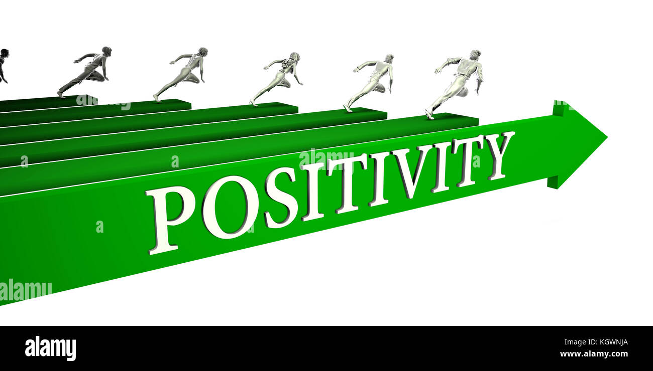 Positivity Opportunities as a Business Concept Art Stock Photo - Alamy