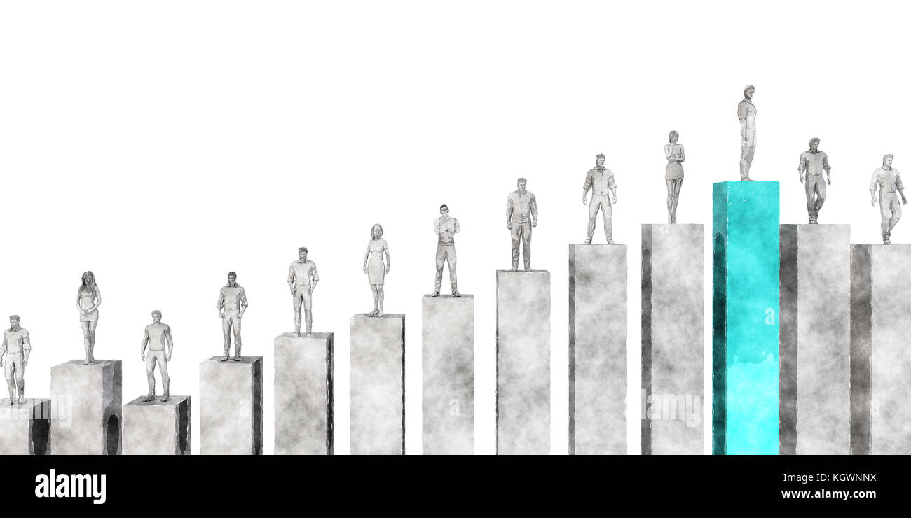 Business Management Strategy and Development as a Chart Concept Stock ...