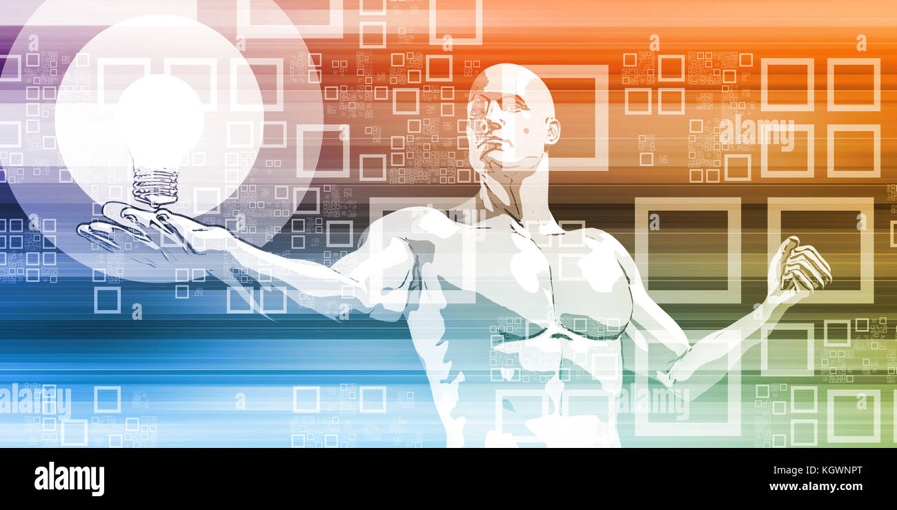 Solutions Concept with a System Architect Consultant Art Stock Photo ...