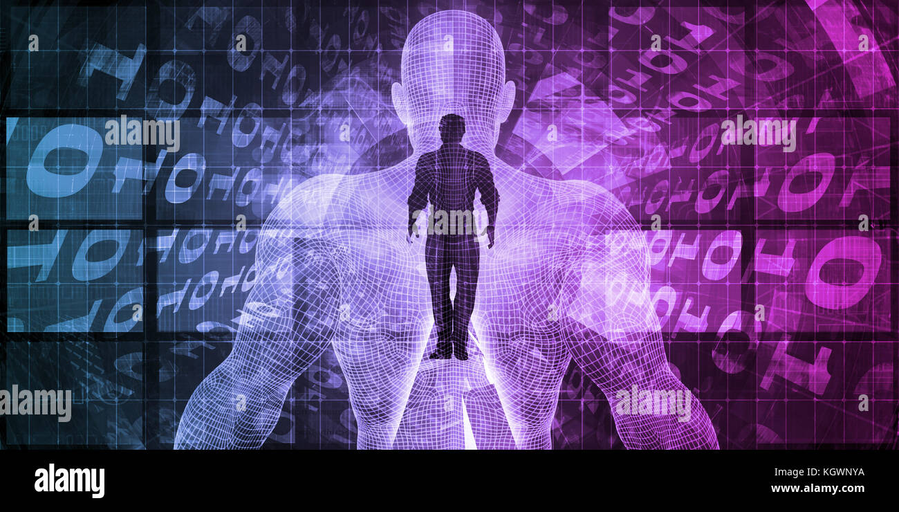 Flow of Digital Information and Data on the Internet Stock Photo - Alamy