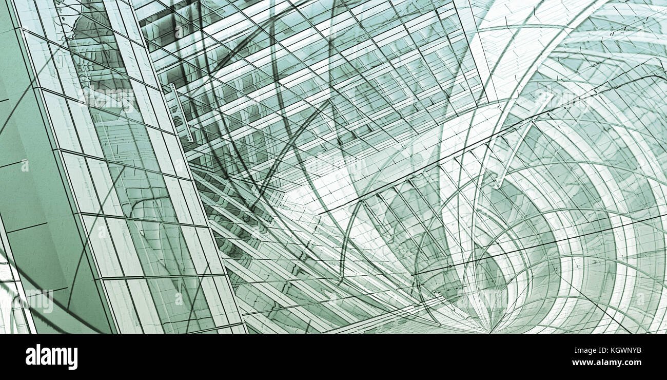 City Office Buildings With Windows As Concept Stock Photo - Alamy