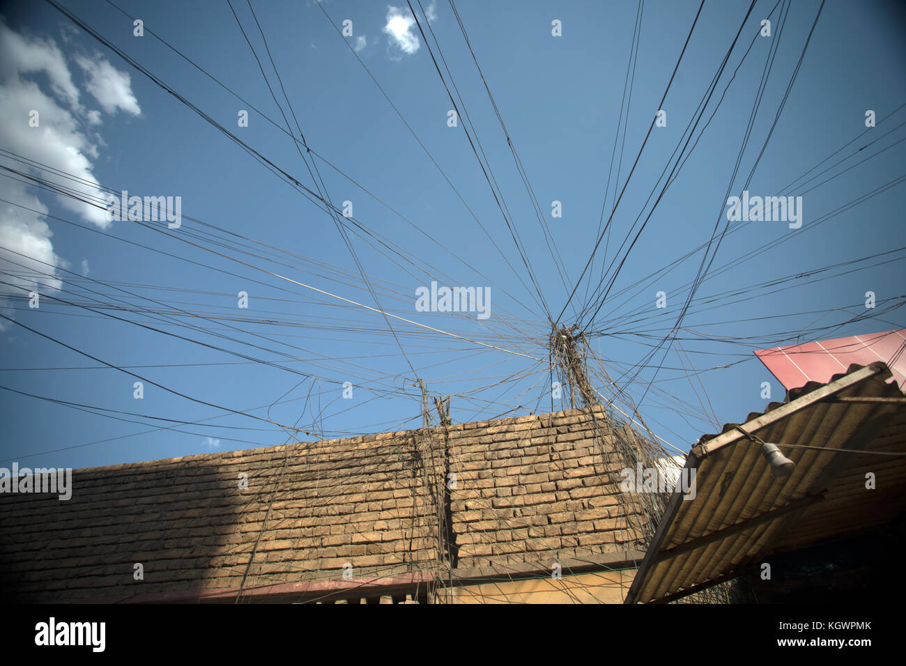 Lack of electricity in Iraq Stock Photo - Alamy