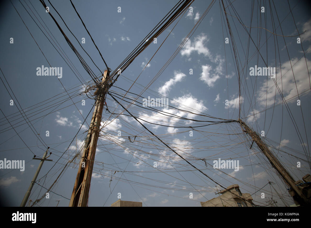 Lack of electricity in Iraq Stock Photo - Alamy