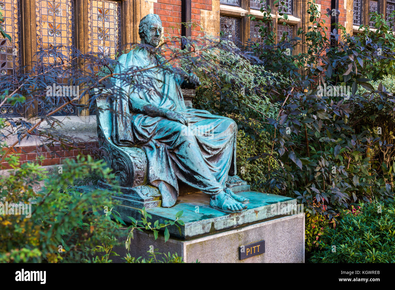 William pitt the younger statue hi-res stock photography and images - Alamy
