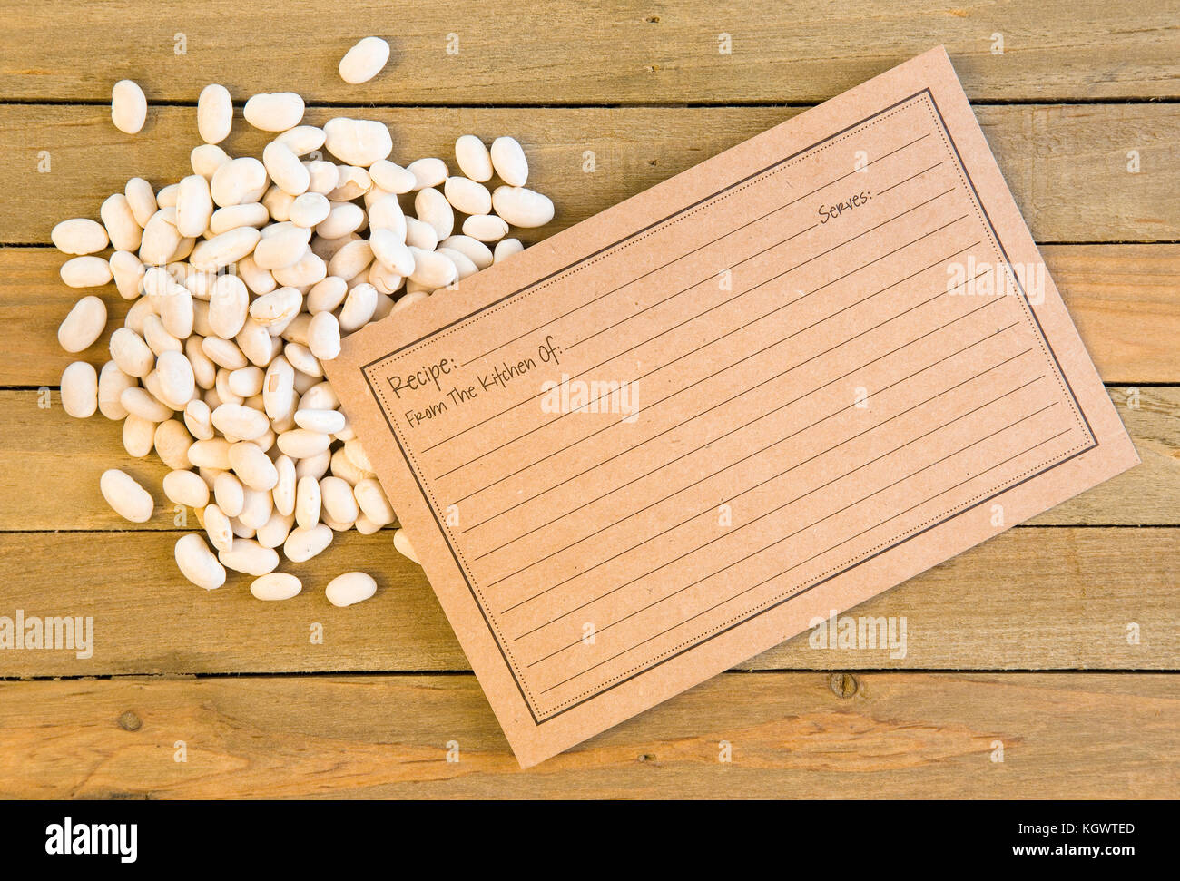 Blank recipe card hi-res stock photography and images - Alamy