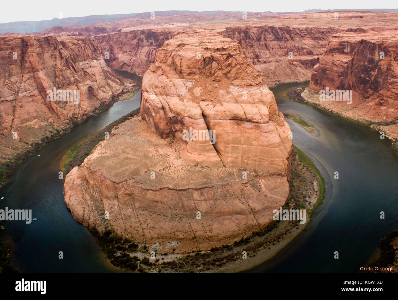 Horse shoe Bend, Colorado River, Page, Arizona (Usa), a fantastic ...
