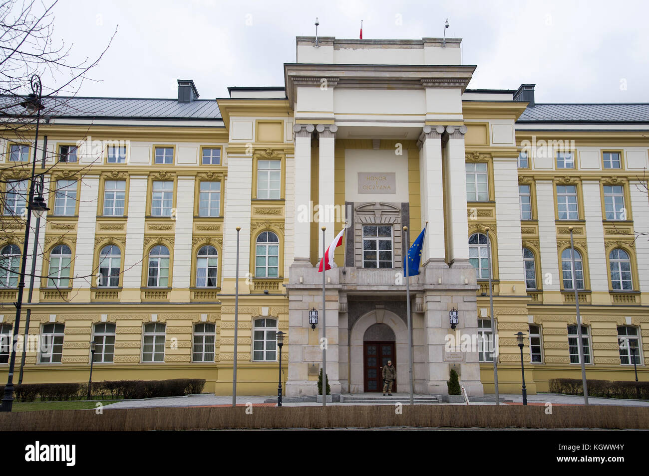 Chancellery of the Prime Minister of Poland (Kancelaria Prezesa Rady Ministrow) in Warsaw ...