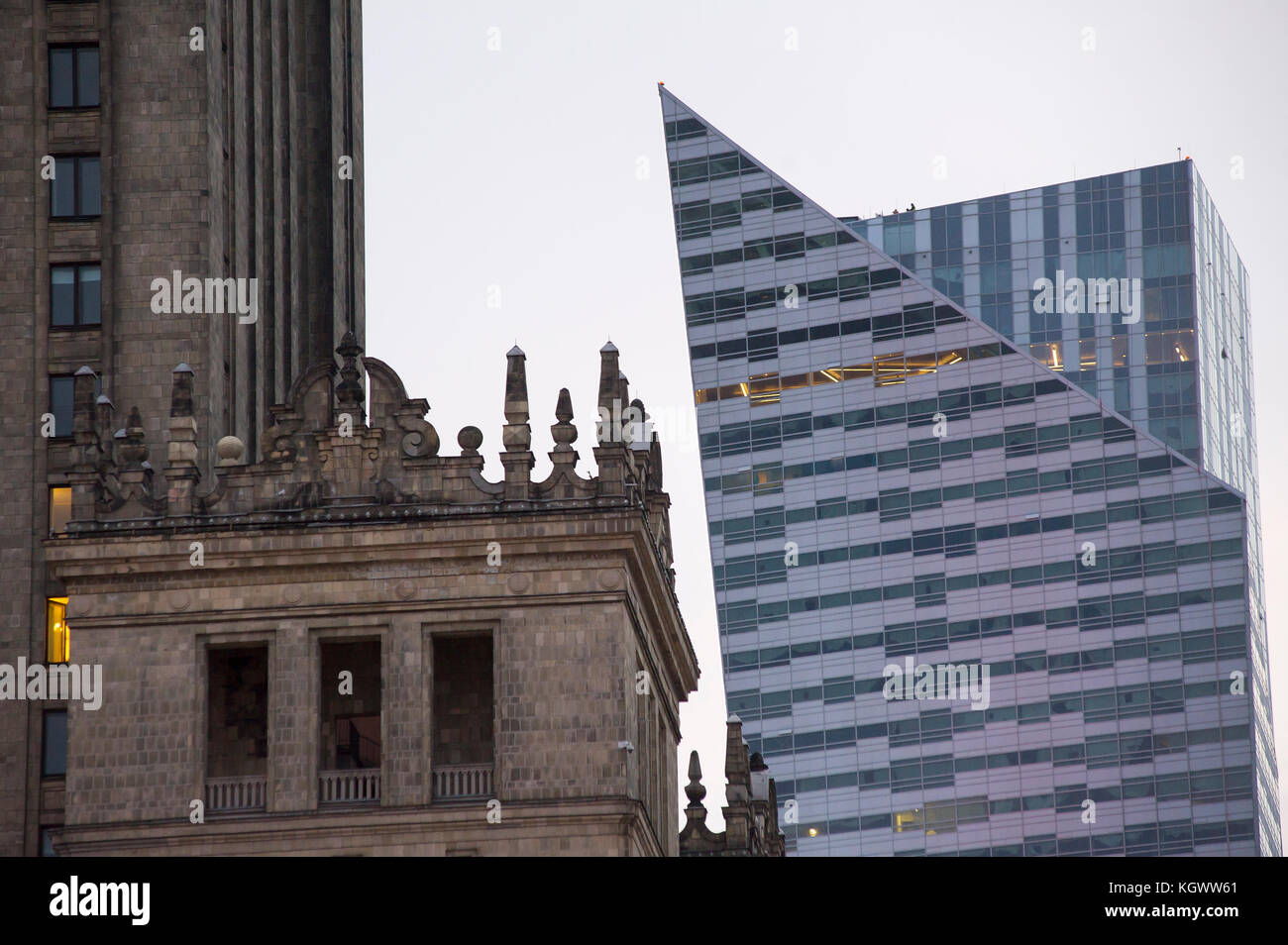 237 meter Palace of Culture and Science (Palac Kultury i Nauki PKiN ...