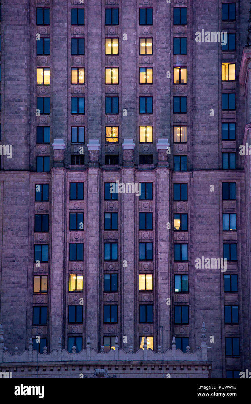 237 meter Palace of Culture and Science (Palac Kultury i Nauki PKiN ...