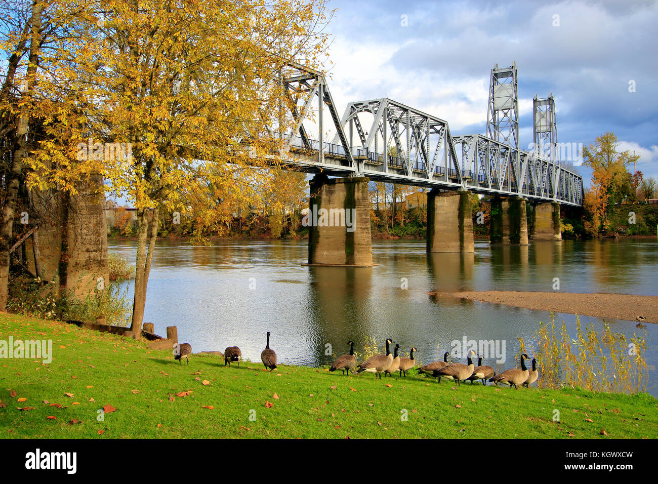 Union Street Railroad Bridge Stock Photo - Alamy