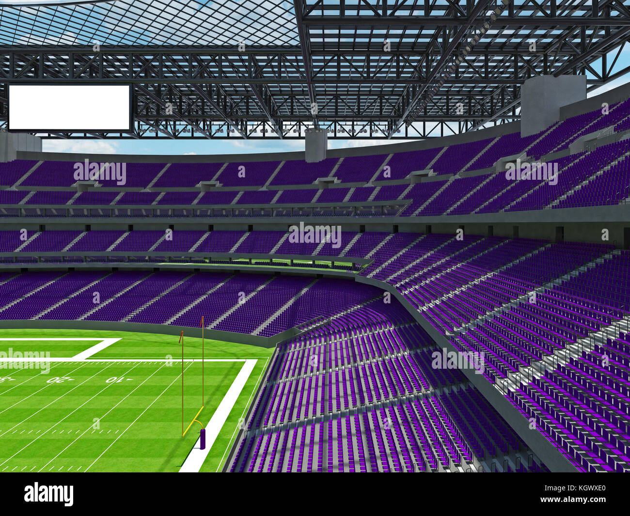 American football stadium empty hi-res stock photography and images - Alamy