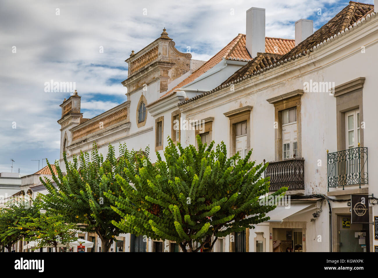 Views from the streets of Tavira in Portugal. Portuguese South Atlantic ...