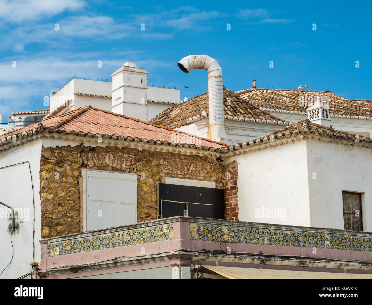 Views from the ancient Portuguese city of Lagos. Southwestern Atlantic ...