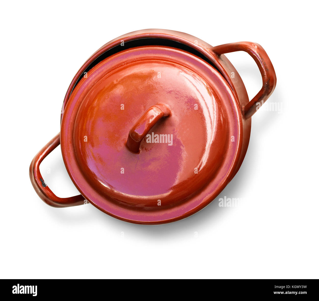 Cooking pot on a white background isolated with clipping path Stock ...