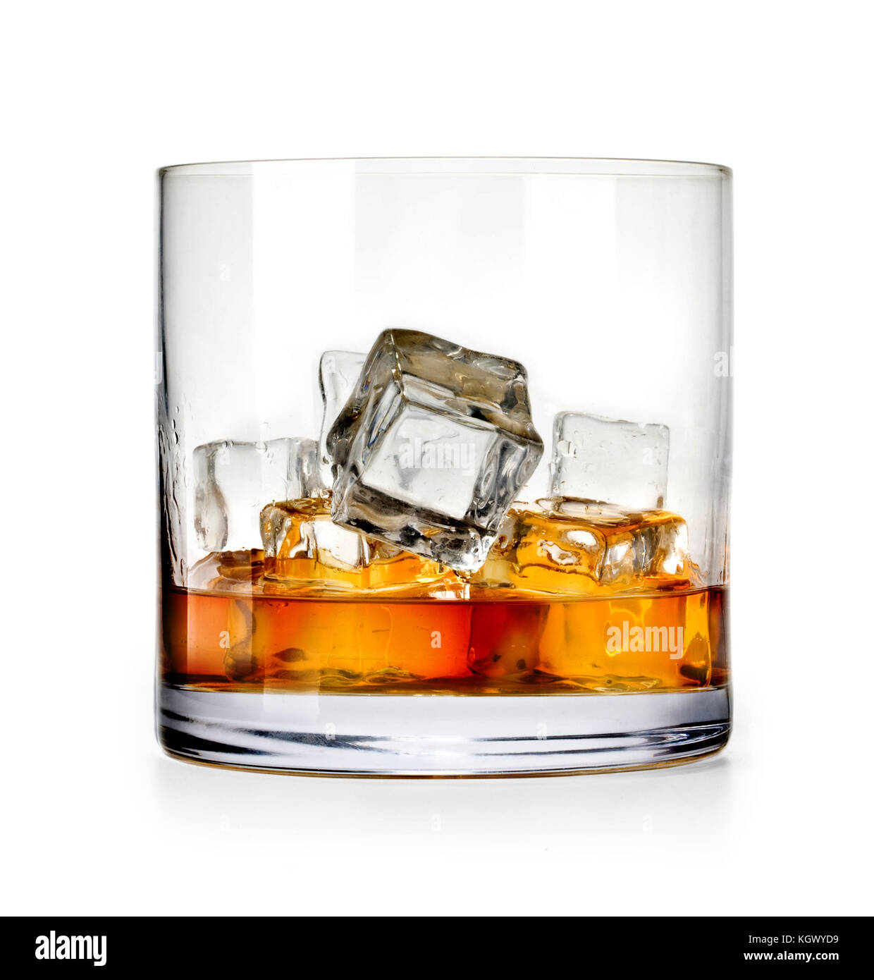 Highball glass with gold background hi-res stock photography and images ...