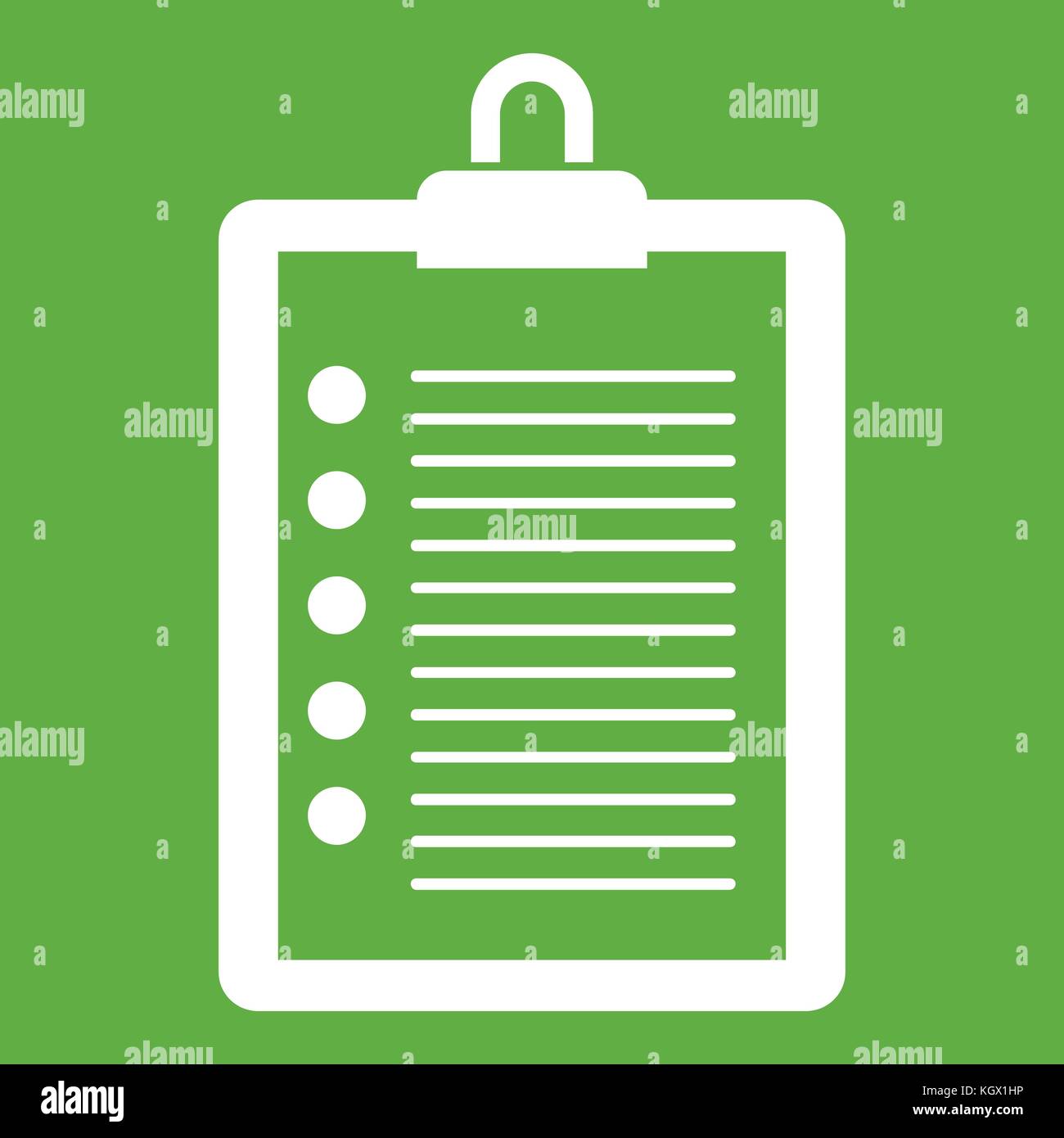 To do list icon green Stock Vector Image & Art - Alamy