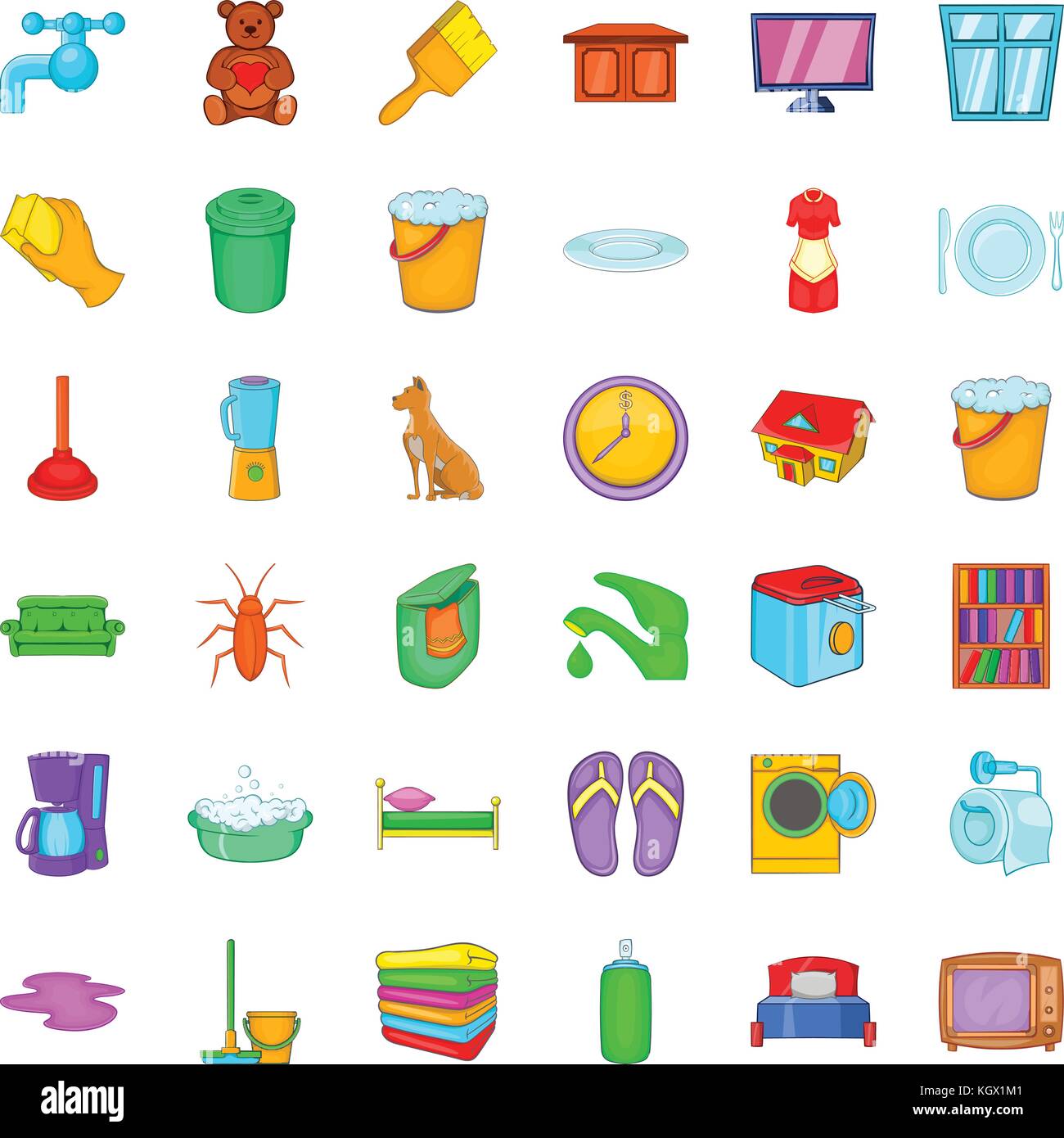 Vacuum cleaner cartoon with dog hi-res stock photography and images - Alamy