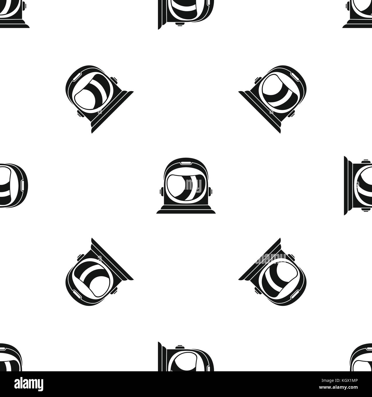 Space helmet pattern seamless black Stock Vector Image & Art - Alamy