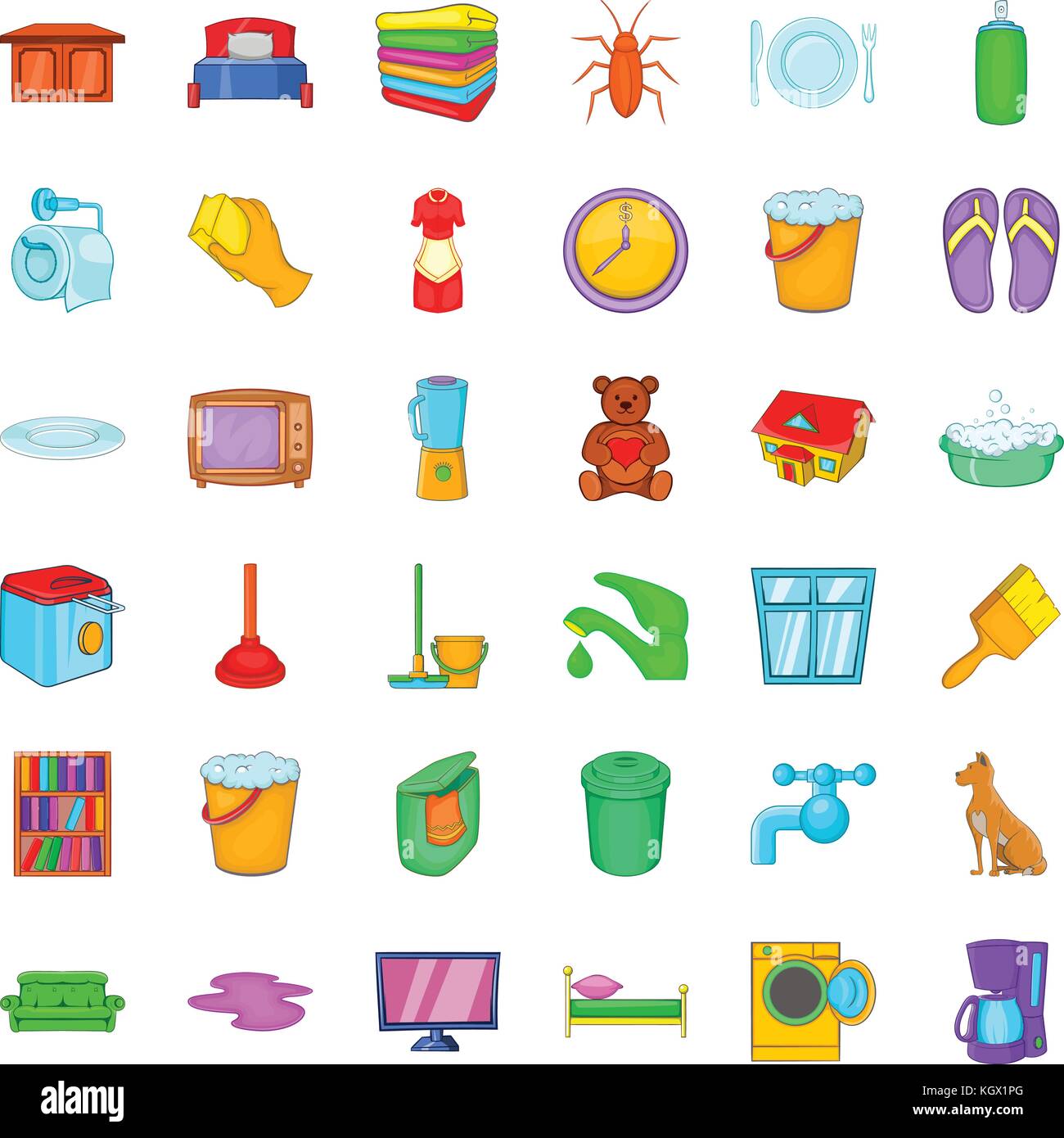 Vacuum cleaner cartoon with dog hi-res stock photography and images - Alamy