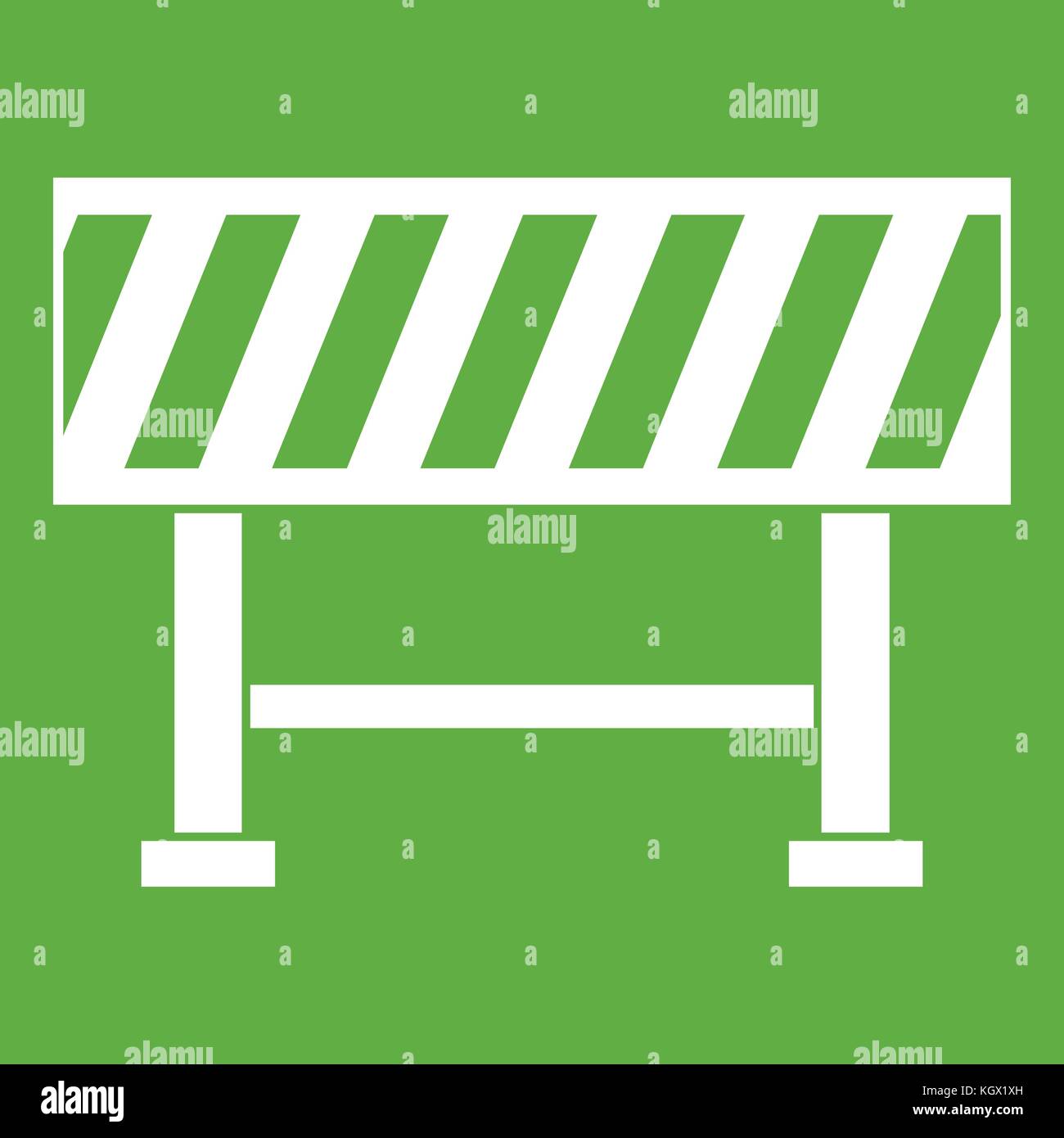 Traffic barrier icon green Stock Vector Image & Art - Alamy