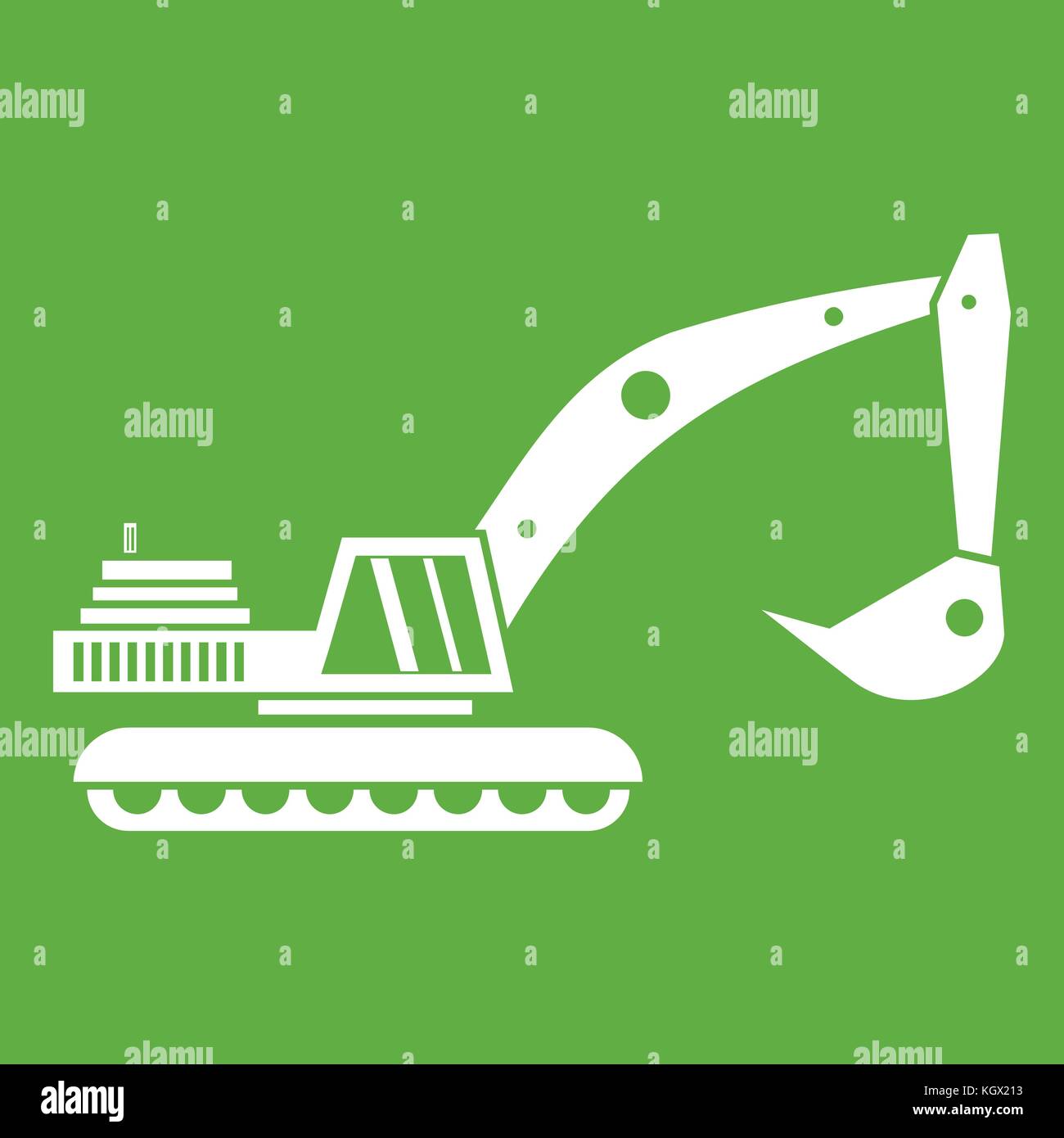 Bucket wheel excavator mine Stock Vector Images - Alamy