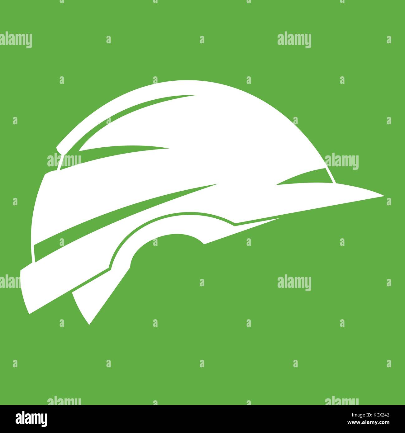 Construction helmet icon green Stock Vector Image & Art - Alamy