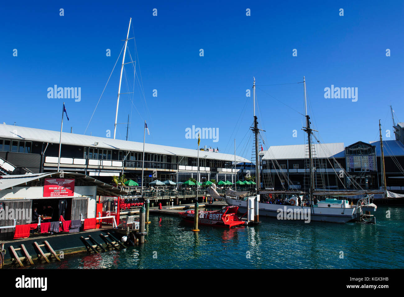 Harbour of Auckland, New Zealand Stock Photo - Alamy