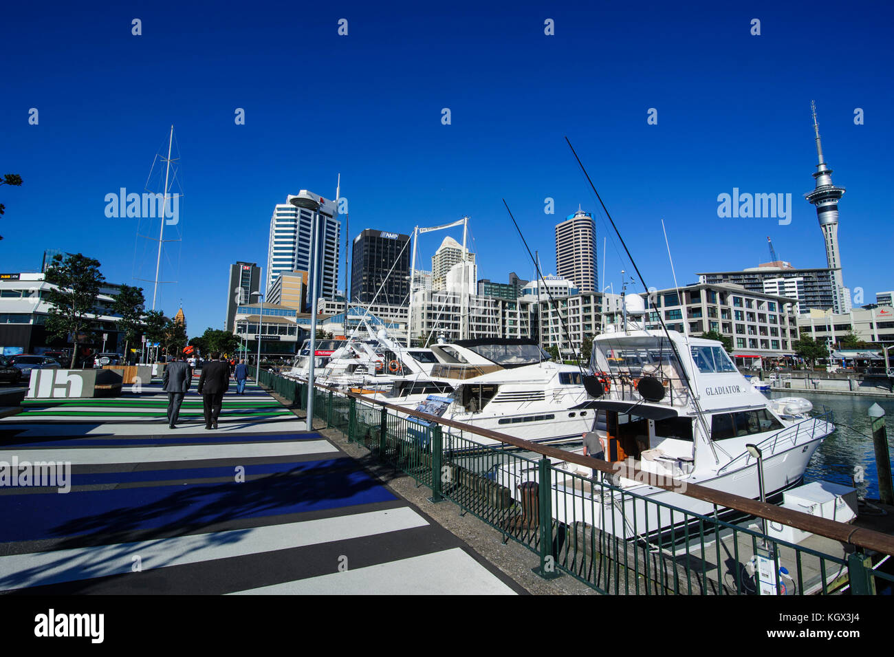 Harbour of Auckland, New Zealand Stock Photo - Alamy