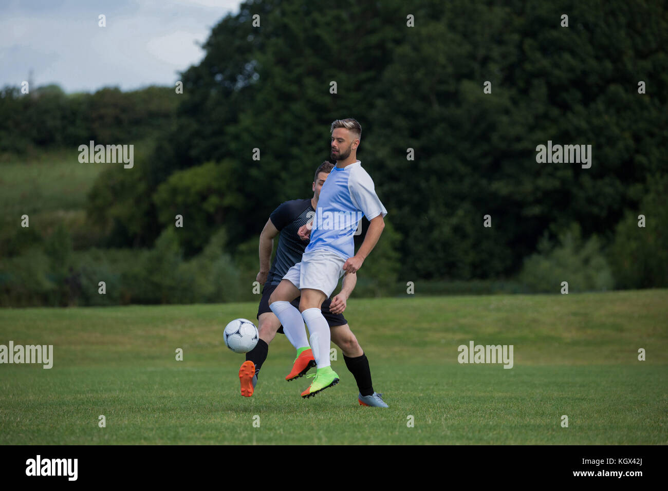 Young football playing celebration hi-res stock photography and images ...