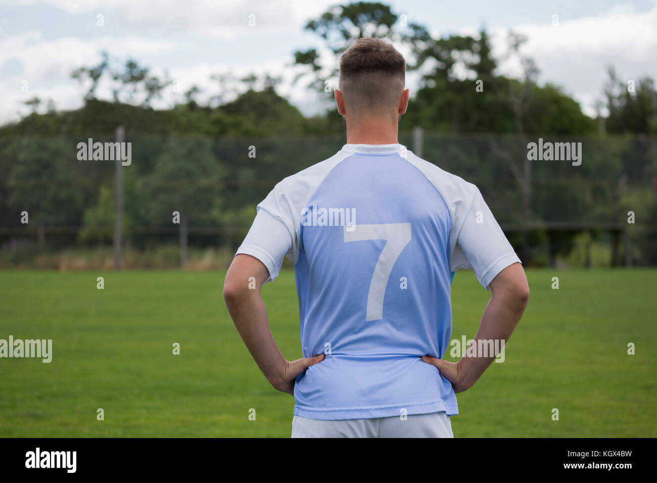 Goal post hand on football hi-res stock photography and images - Alamy