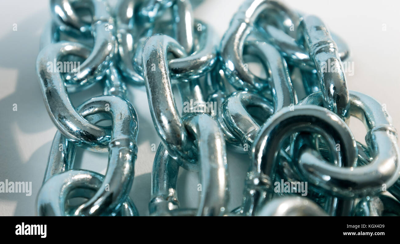 Safety symbol metallic heavy chain Stock Photo - Alamy