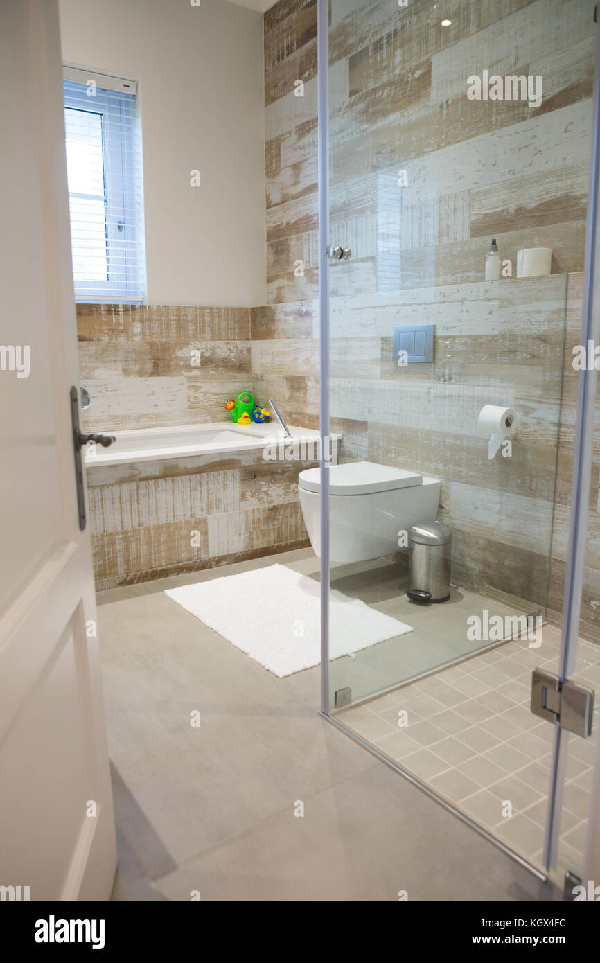 Empty bathroom at home Stock Photo - Alamy