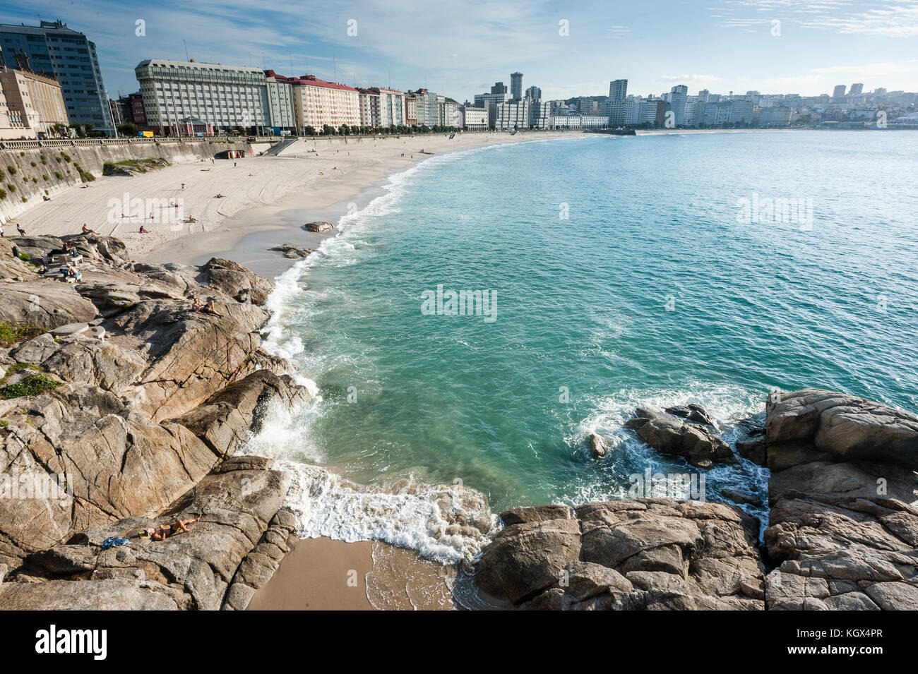 Riazor beach hi-res stock photography and images - Alamy