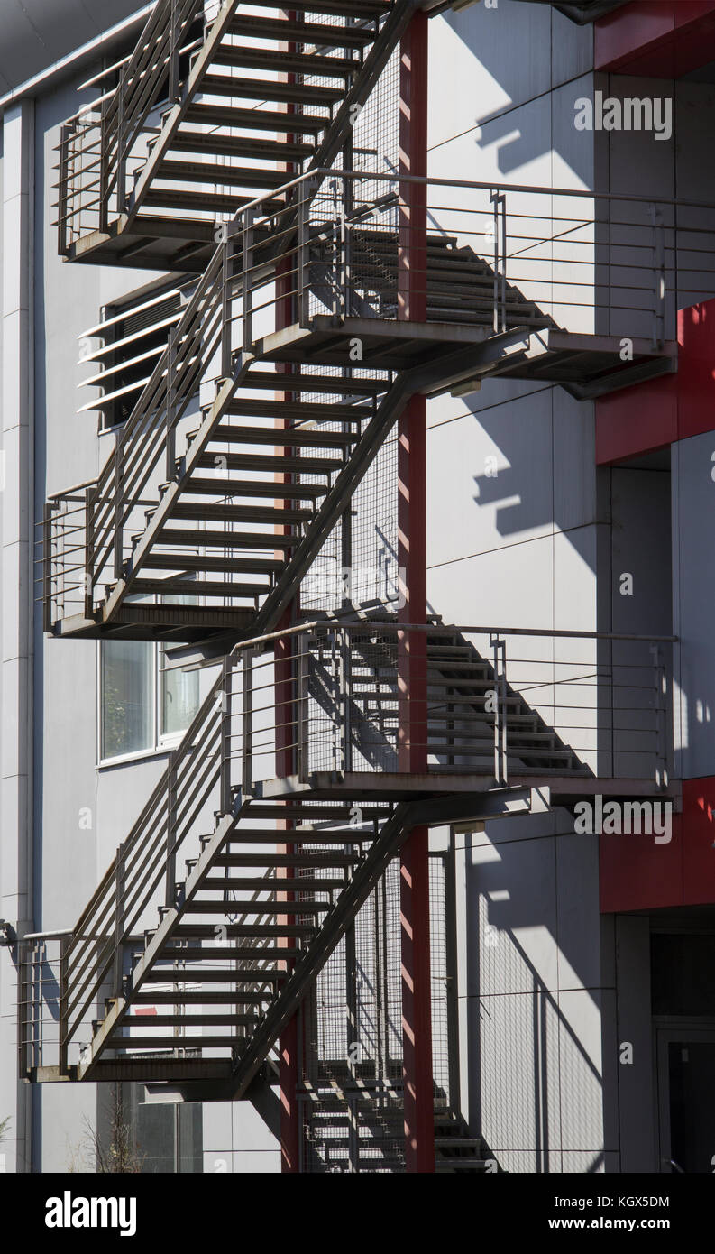 Vertical fire escape hi-res stock photography and images - Alamy