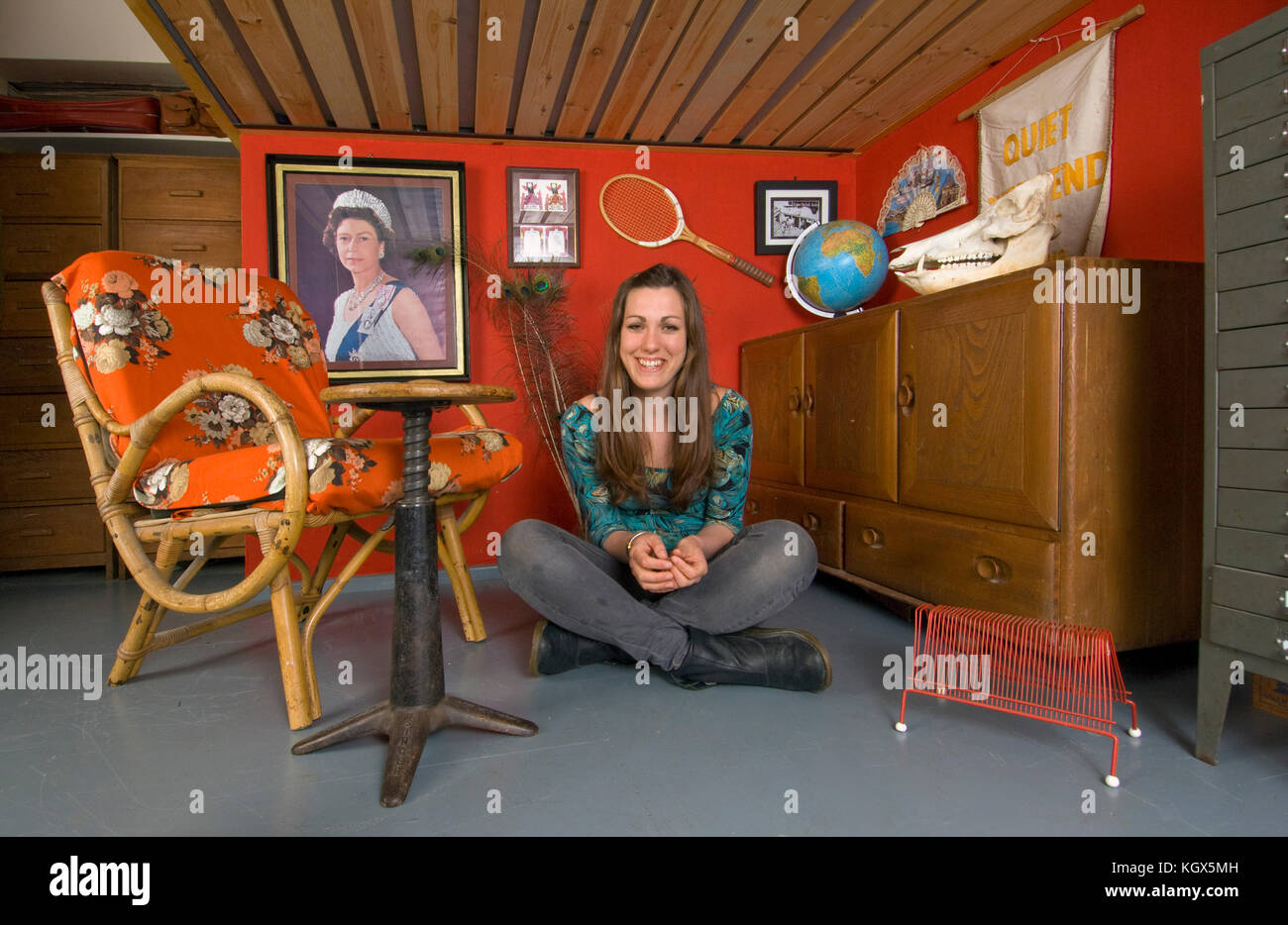 Artist and designer Lucy Turner Stock Photo - Alamy