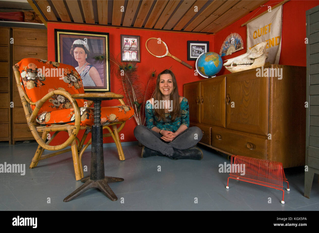 Artist and designer Lucy Turner Stock Photo - Alamy