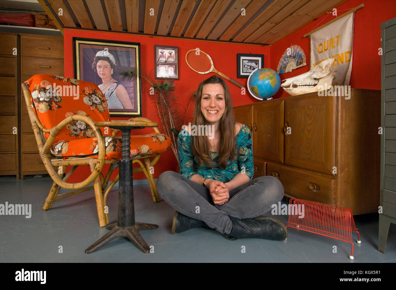 Artist and designer Lucy Turner Stock Photo - Alamy