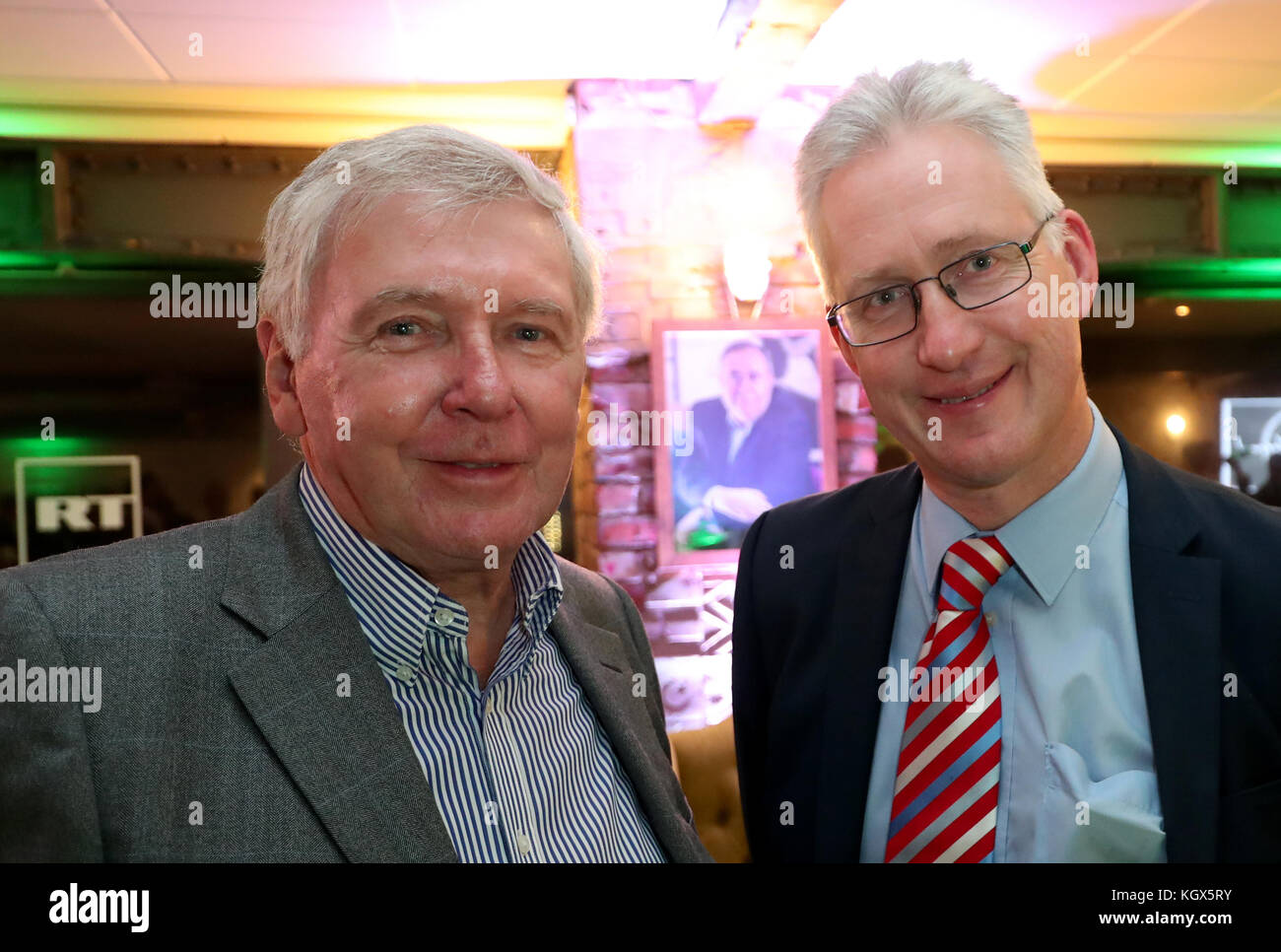 Lembit Opik (right) during the launch of the RT chat show The Alex ...