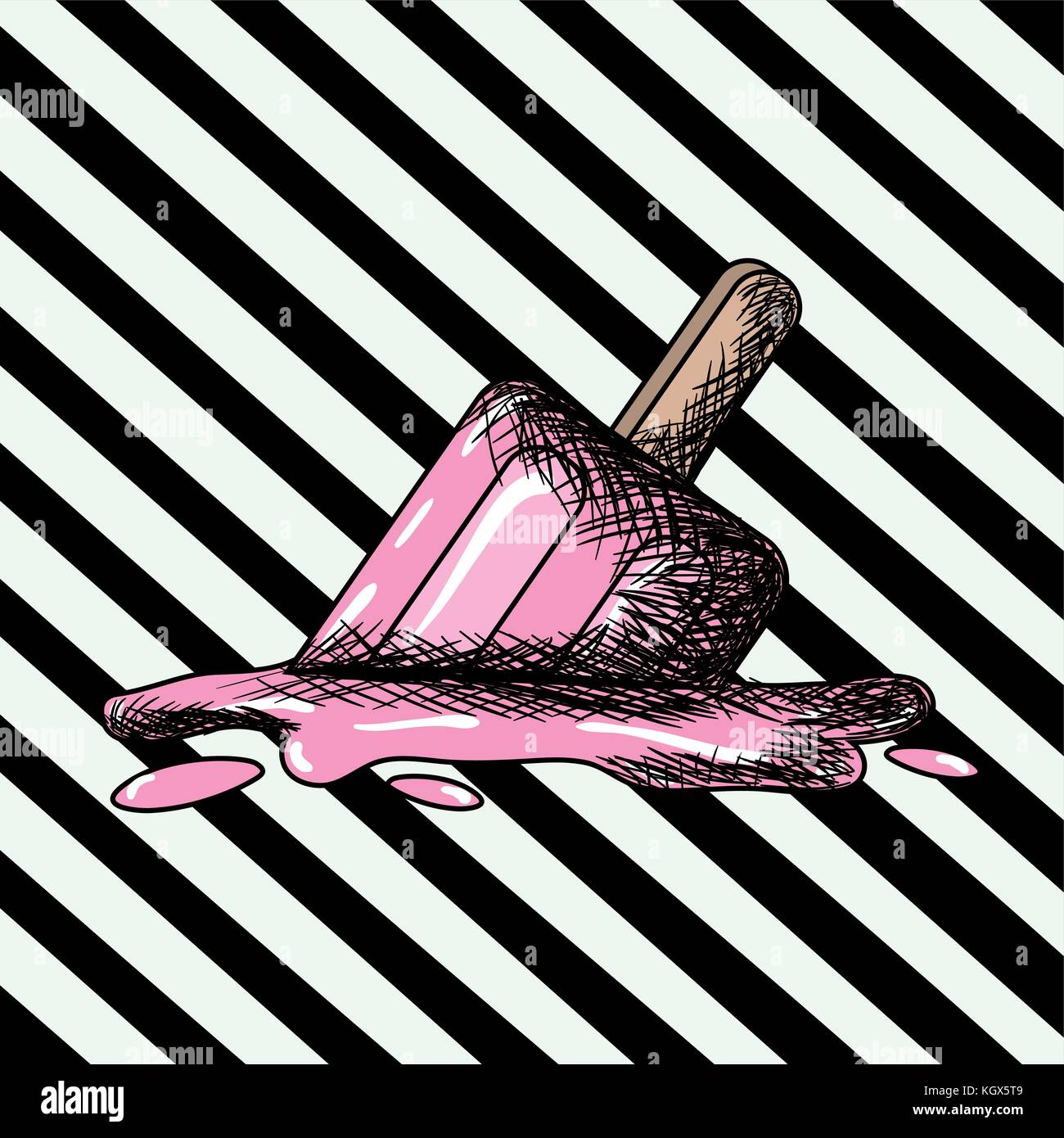 Summer colorful striped diagonal Stock Vector Images - Alamy