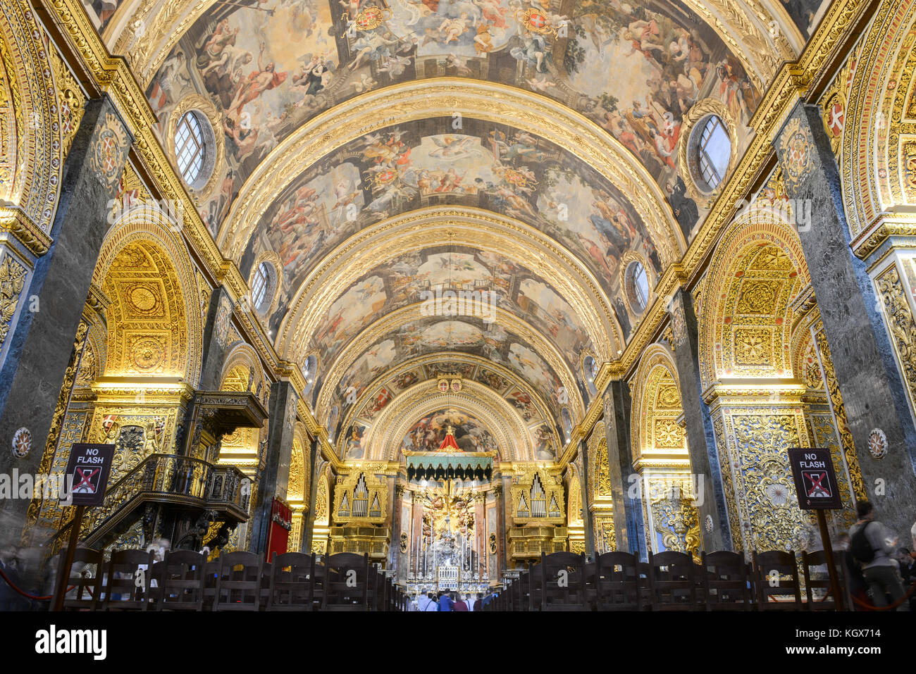St john's co cathedral caravaggio hi-res stock photography and images ...