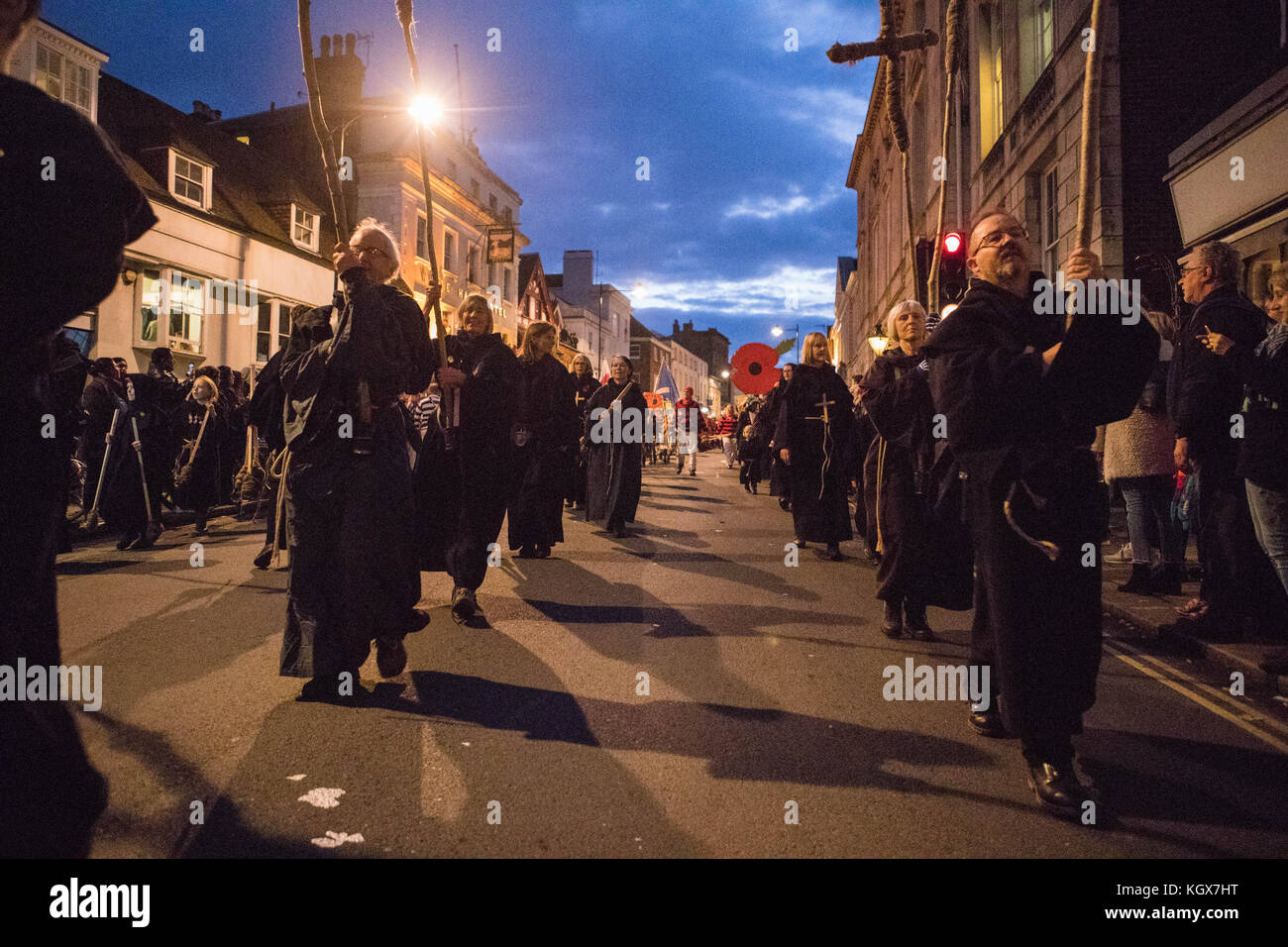 Lewes bonfire night hi-res stock photography and images - Alamy