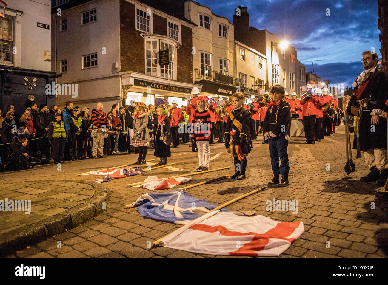 Bonfire Night in Lewes 2017 Stock Photo - Alamy